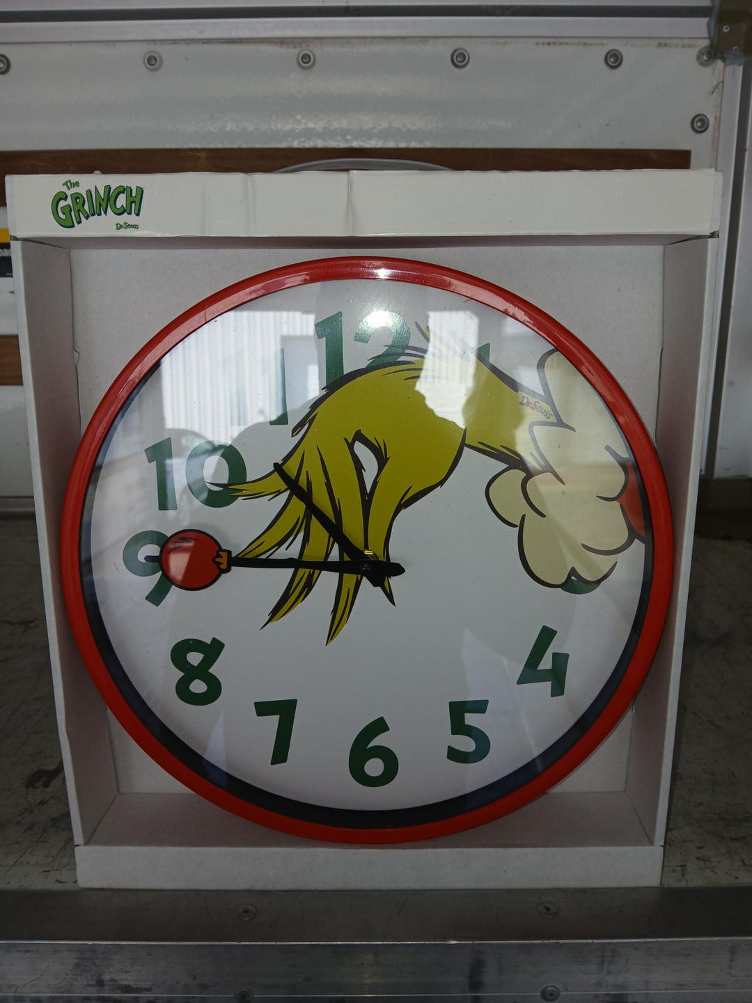 The Grinch Dr. Seuss X Hobby Lobby Christmas Wall Clock 12inches ...