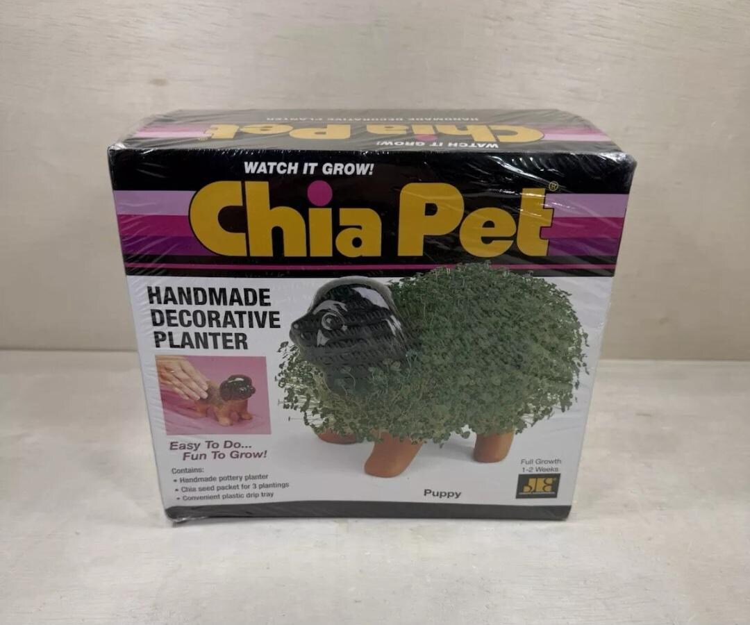 Chia Pet Puppy Dog. Vintage 1992 Sealed. New Old Stock. as Seen on TV ...