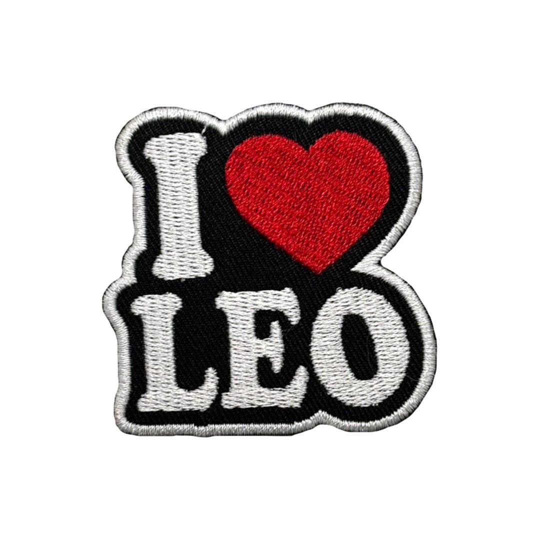I Love LEO Patch Iron on Patch for Jackets Bag Handkerchief - Etsy