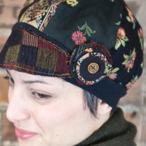 PDF Sewing Pattern & Tutorial of Upcycled Fabric Sample Hat - Etsy