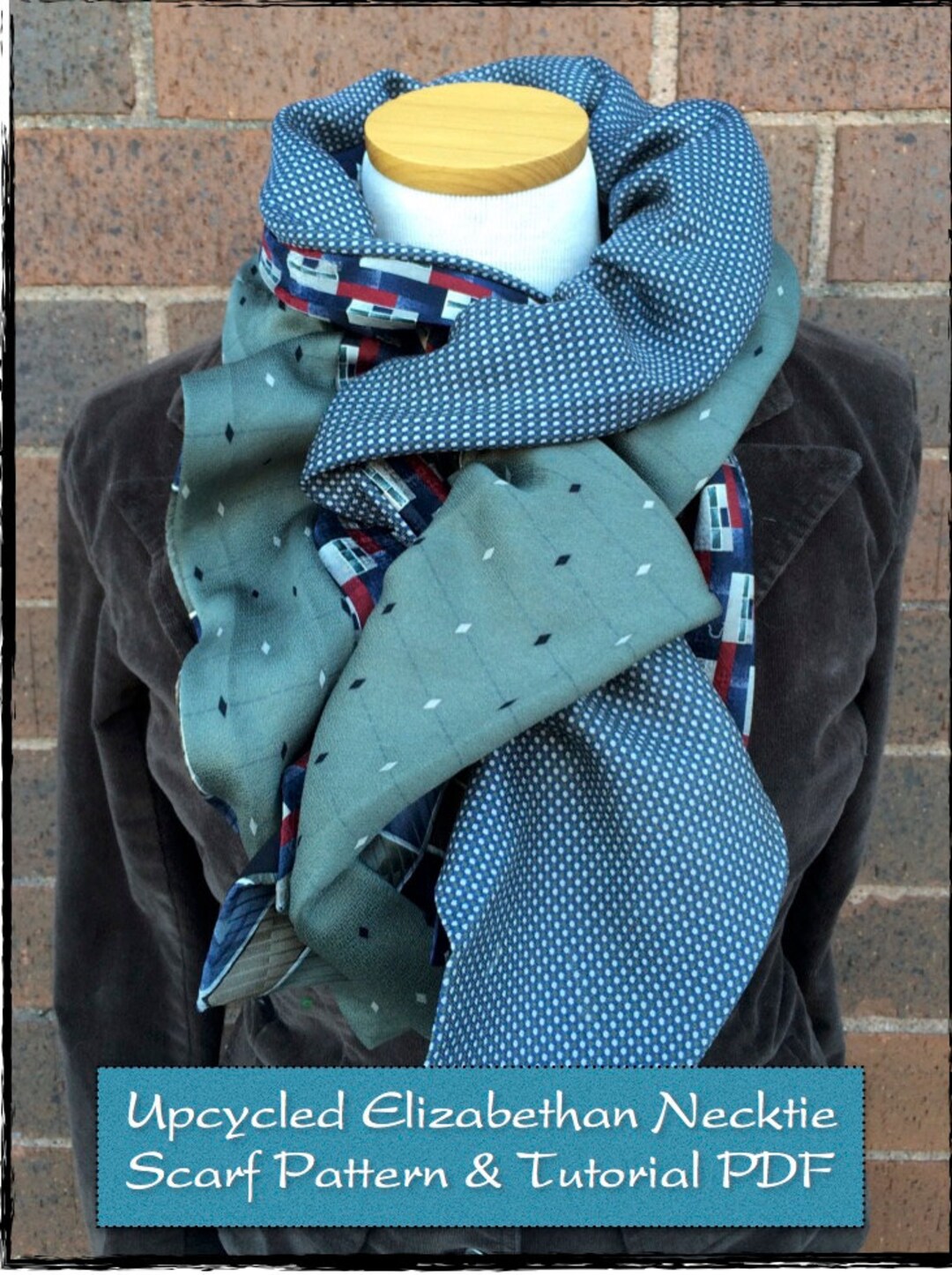 Necktie Scarf Sewing Pattern/tutorial PDF Pattern Instant Download - Etsy