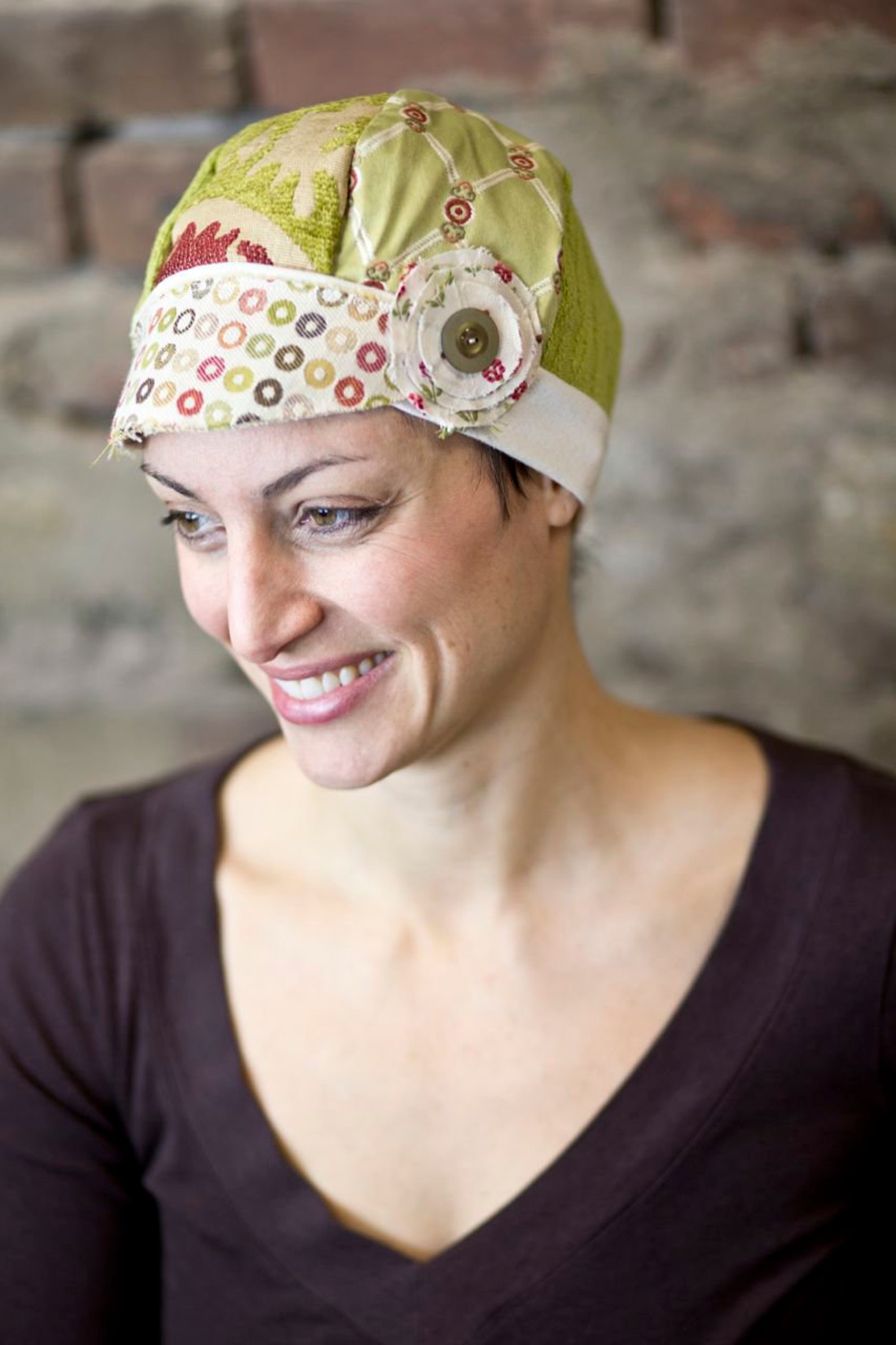 PDF Sewing Pattern & Tutorial of Upcycled Fabric Sample Hat for Women ...