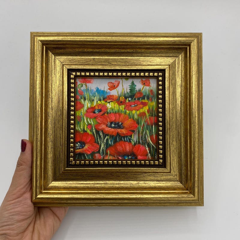 Red Poppies Original Art - Etsy