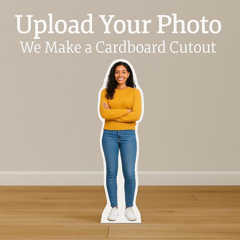 Personalized Life Size Cardboard Cutout - Etsy