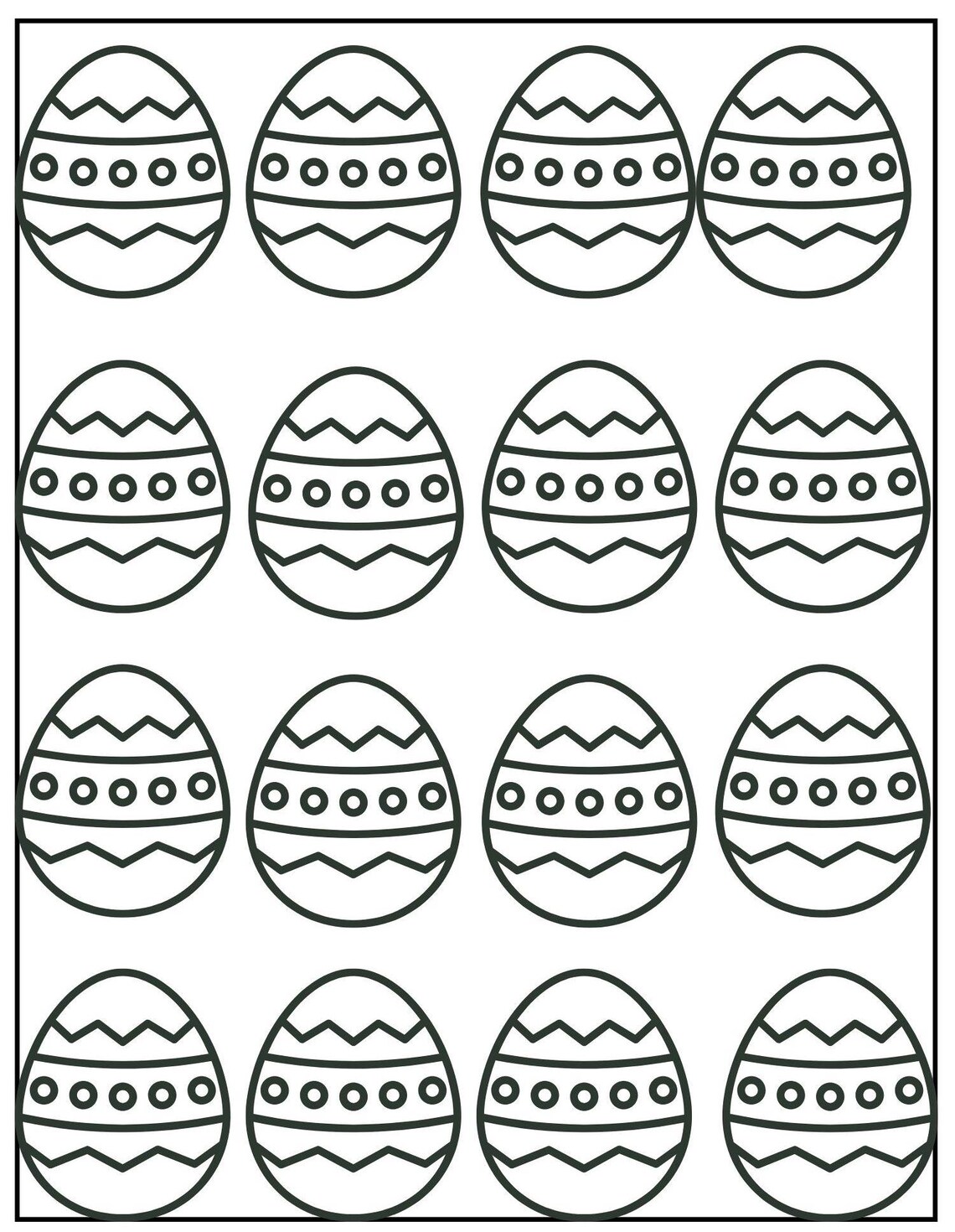 Easter Coloring Pages - Etsy