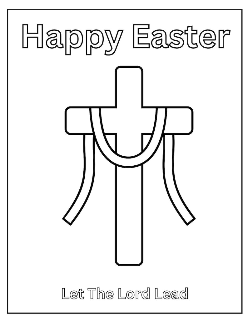 Easter Coloring Pages - Etsy