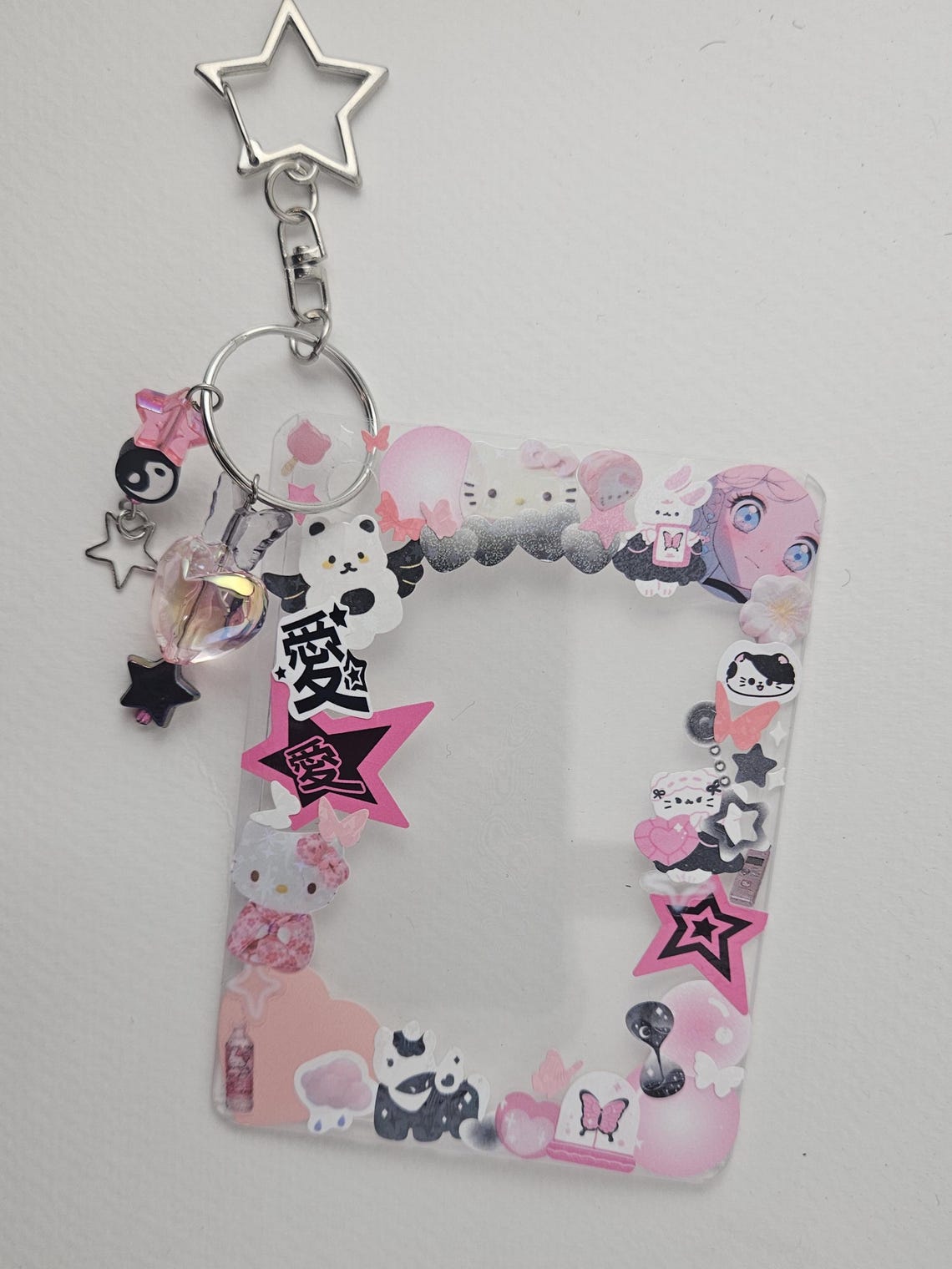 Kpop Photocard Sticker Deco Toploader Keychain - Etsy