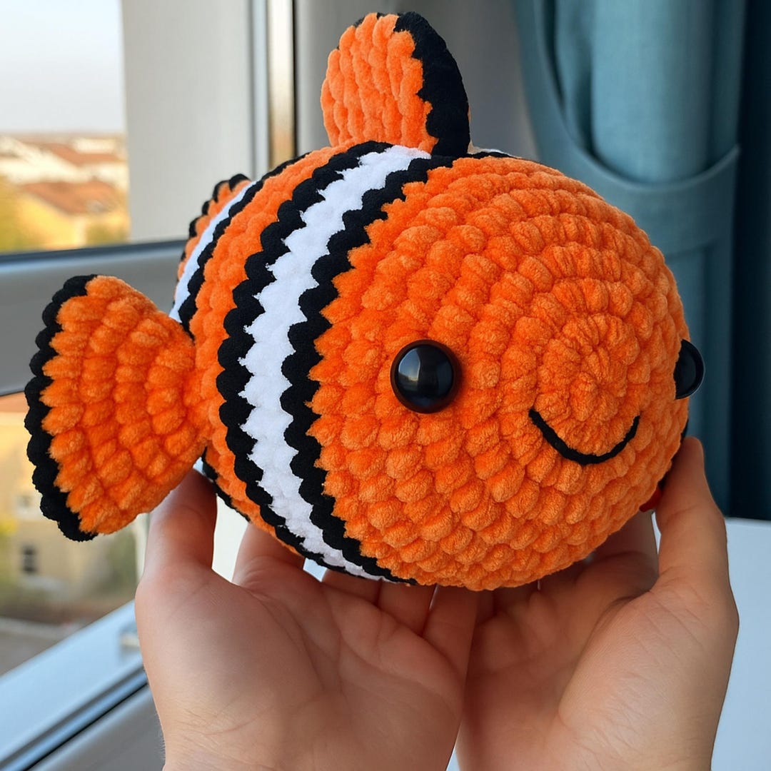 Cute Fish Crochet, Fish Ocean Crochet Patterns, Crochet Animals ...