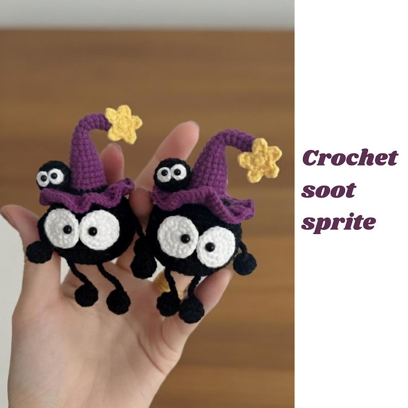 Crochet Soot Sprite Crochet Amigurumi, Soot Sprite Crochet Download ...