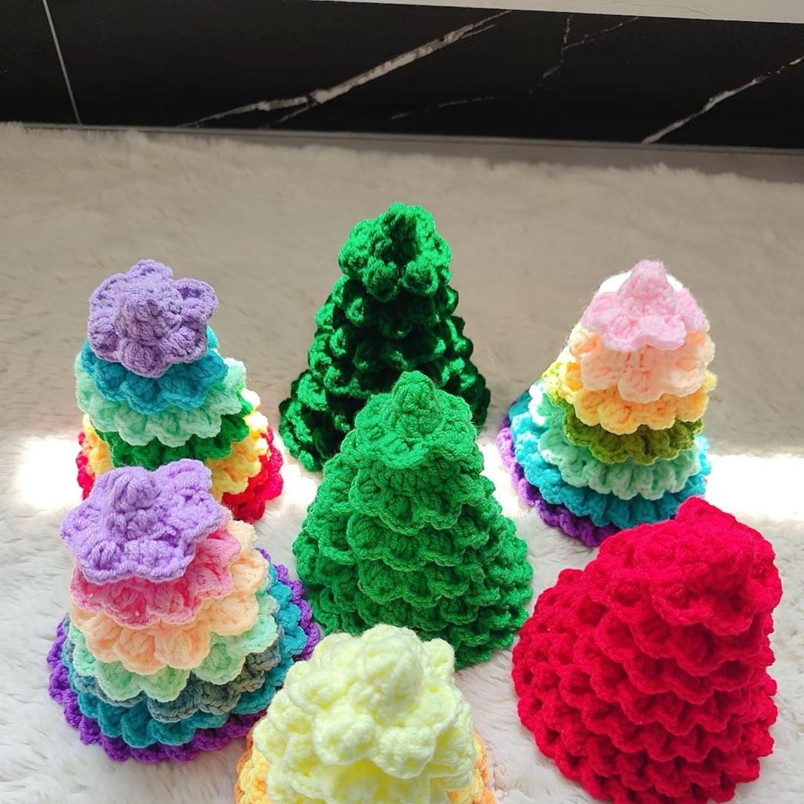 Mini Christmas Tree Crochet Amigurumi, Tree Crochet Download, Christmas ...