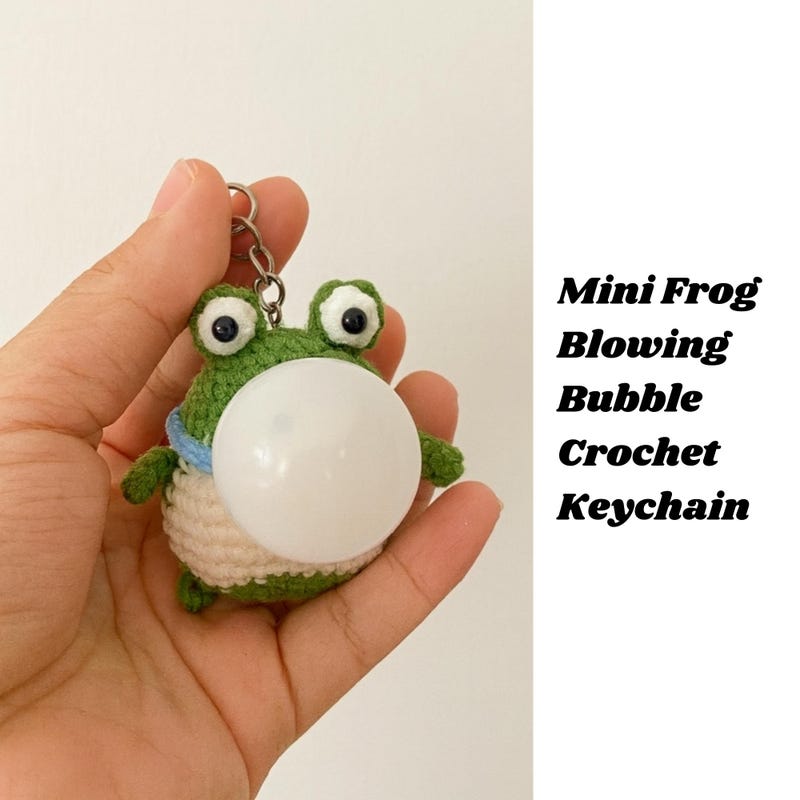Bubble Blowing Keychain - Etsy