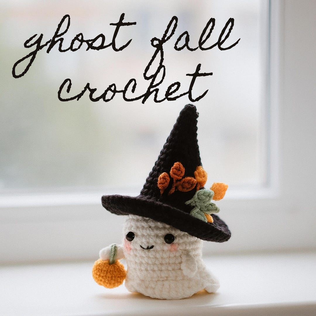Ghost Pumpkin Fall Halloween Crochet Pattern,halloween Fall Crochet ...