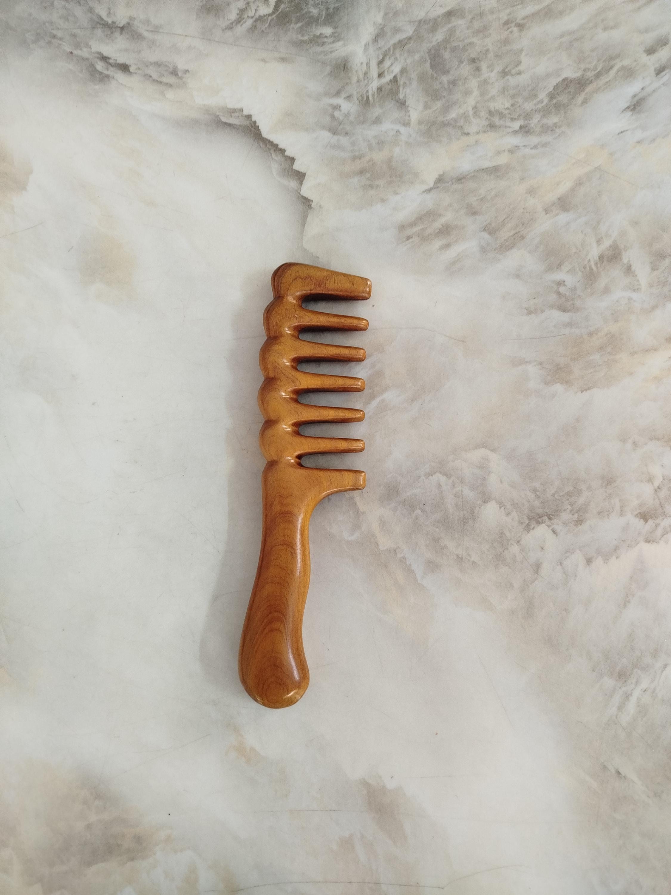 Wooden Comb | Wide Toothed Comb | Hair Comb |handmade Comb | Anti ...