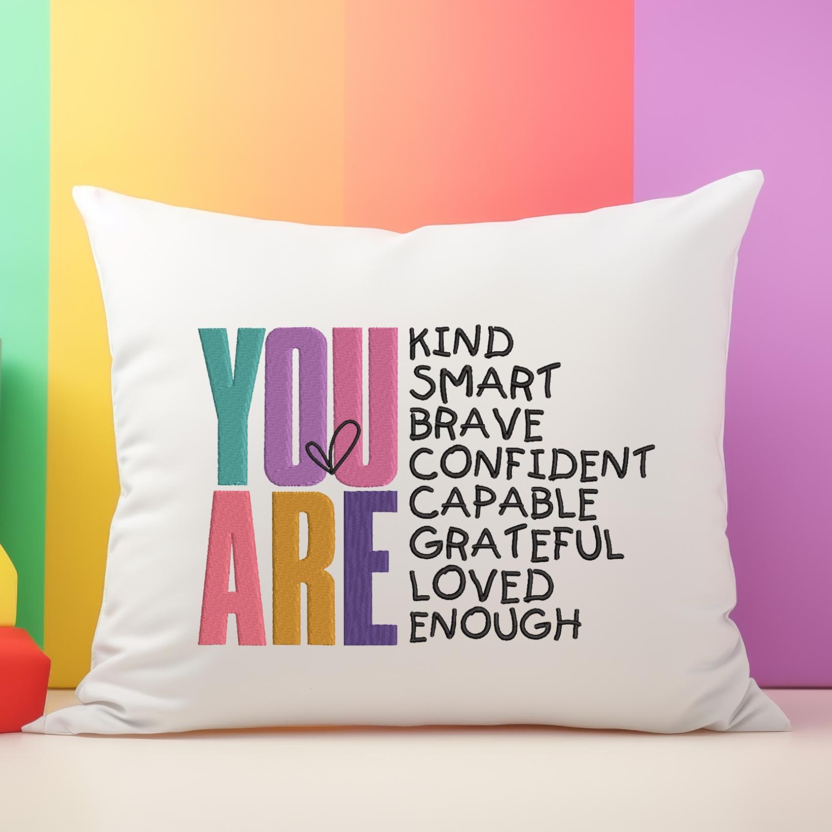 You Are Affirmation Machine Embroidery Design (instant Download ...