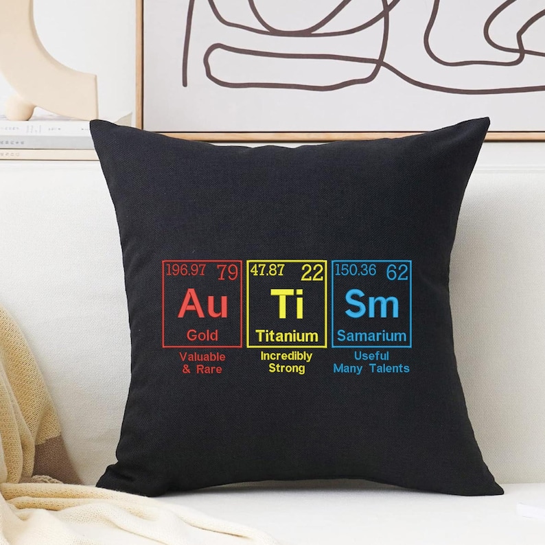 Autism Periodic Table Machine Embroidery Design (instant Download ...