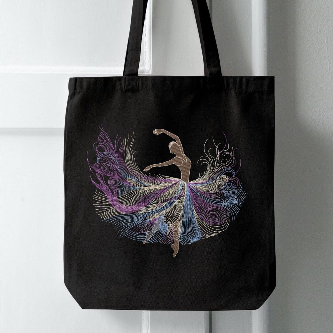 Elegant Ballerina Machine Embroidery Design (instant Download, Multiple ...