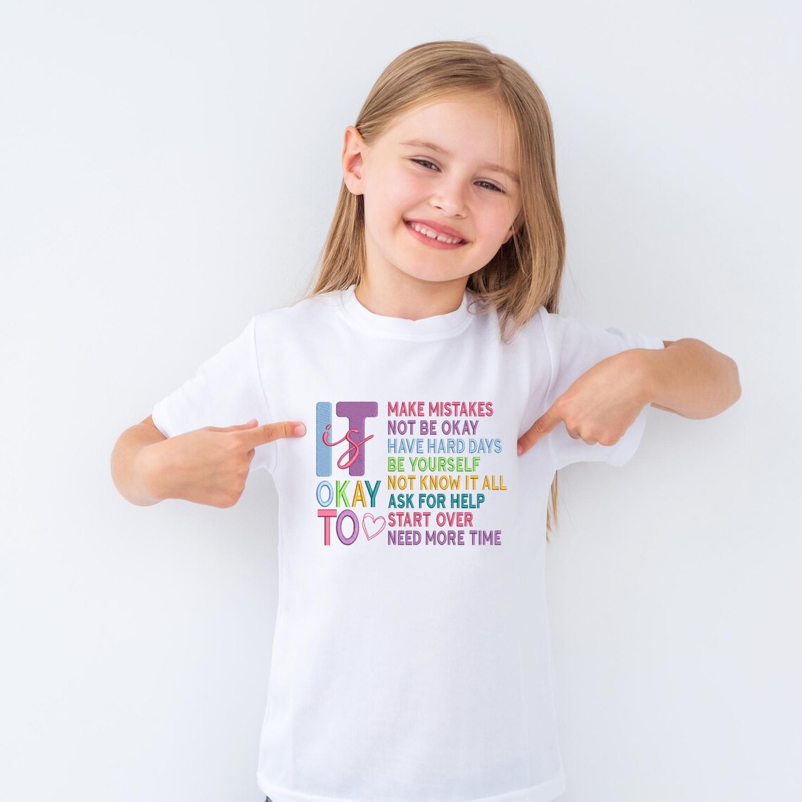 It is Okay Affirmation Machine Embroidery Design (instant Download ...