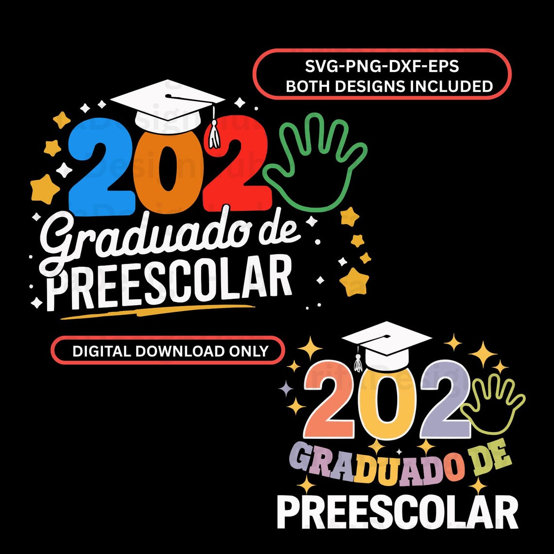 2025 Graduado De Preescolar Png Svg, Preescolar Svg, Spanish Preschool ...