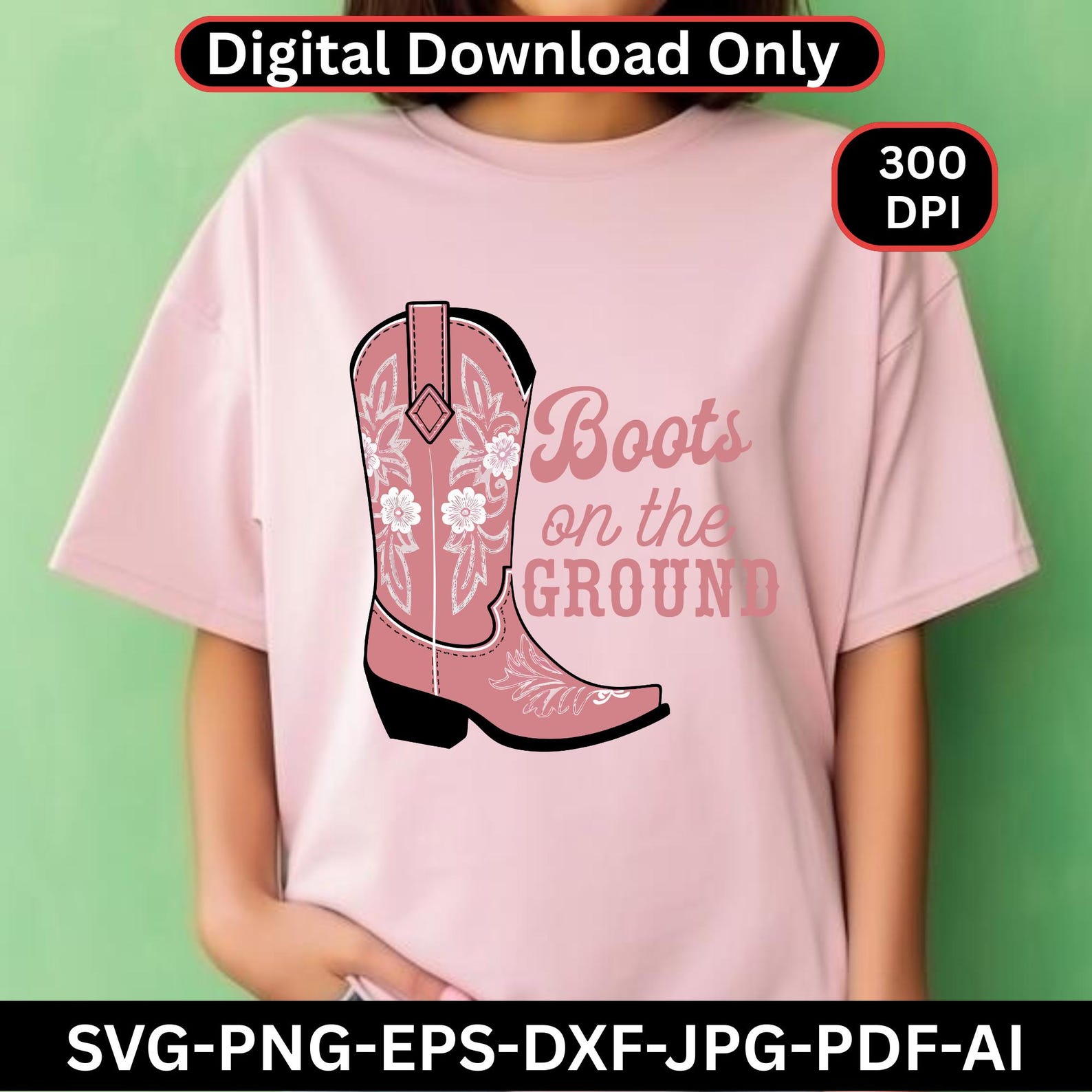Line Dance Cowboy Boots PNG, Black Cowgirls Svg, Boots on the Ground ...