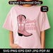 Line Dance Cowboy Boots PNG, Black Cowgirls Svg, Boots on the Ground ...