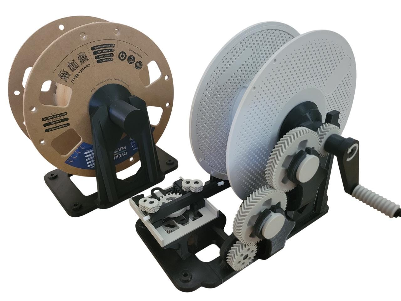 UPGRADED Universal 3D Filament Re-spooler/transfer - Pre-assembled ...