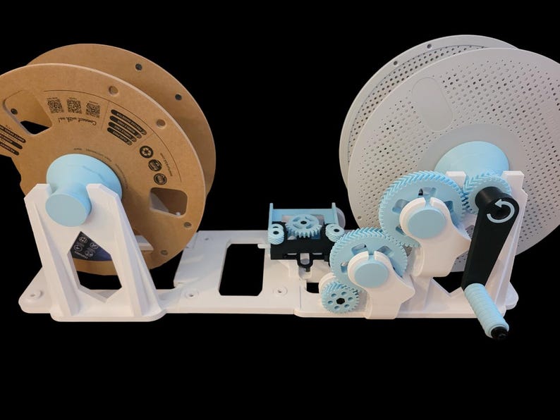 UPGRADED Universal 3D Filament Re-spooler/transfer - Pre-assembled ...