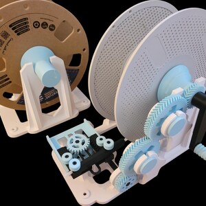 UPGRADED Universal 3D Filament Re-spooler/transfer - Pre-assembled ...