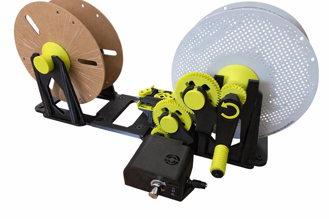 Motorized Upgraded Universal 3D Filament Re-spooler/transfer - Pre ...