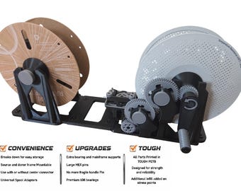 UPGRADED Universal 3D Filament Respooler/transfer - Pre-assembled ...