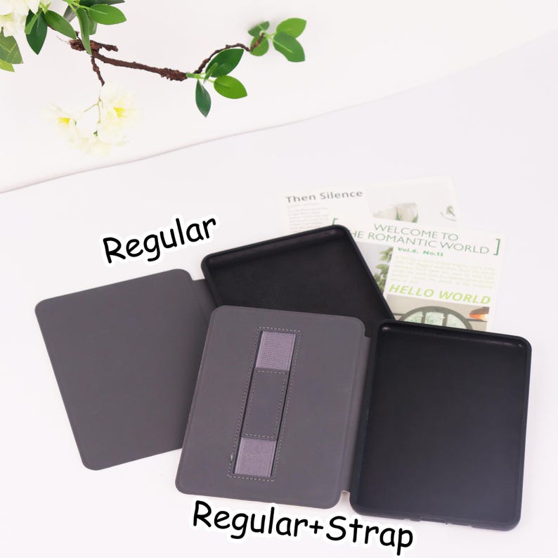 Blue Graffiti Flower 2025 Personalized Kindle Case for Kindle 12th ...