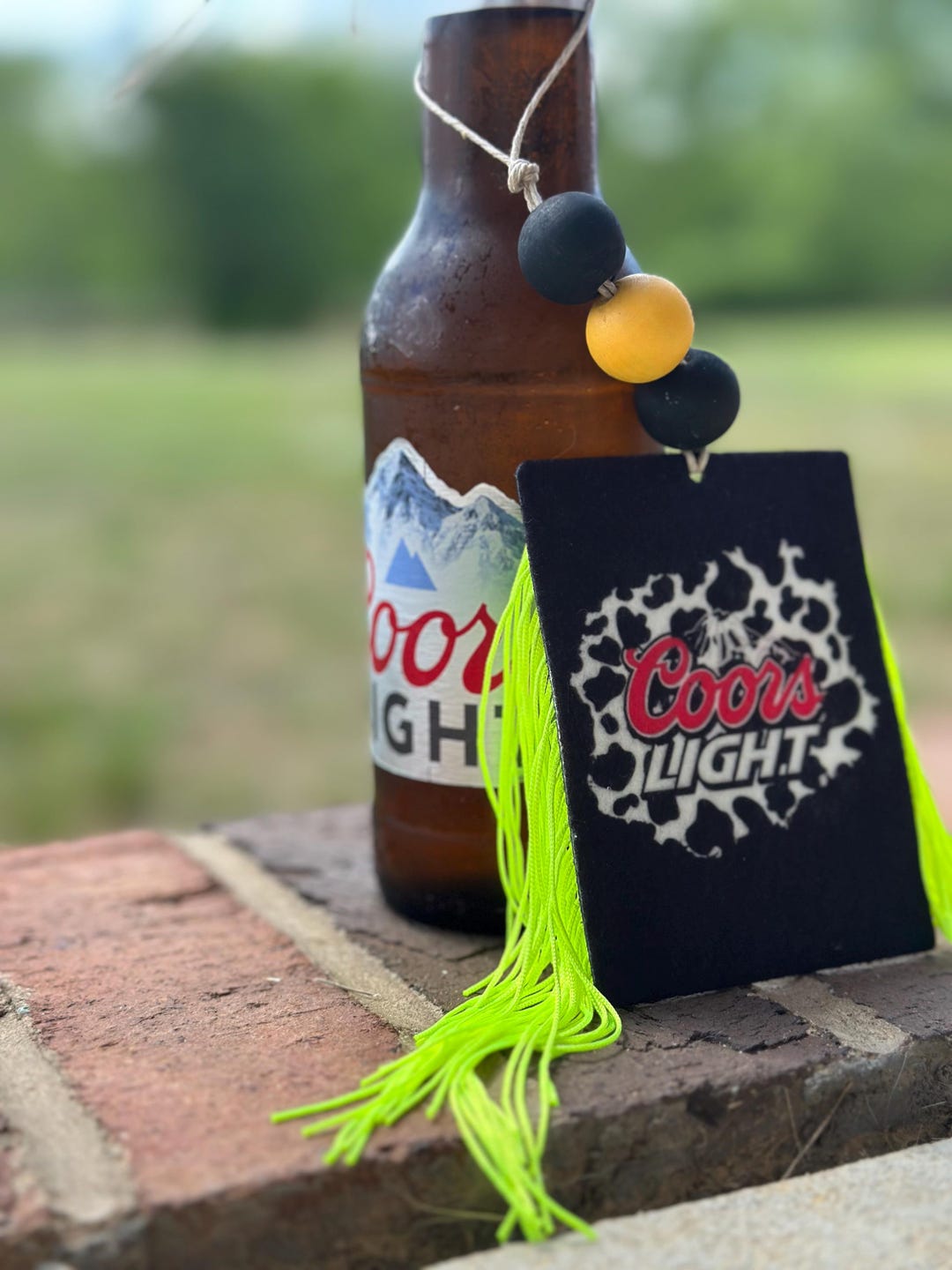 Beer Cow Print Car Freshie | Western Car Air Freshener | Fun Car ...