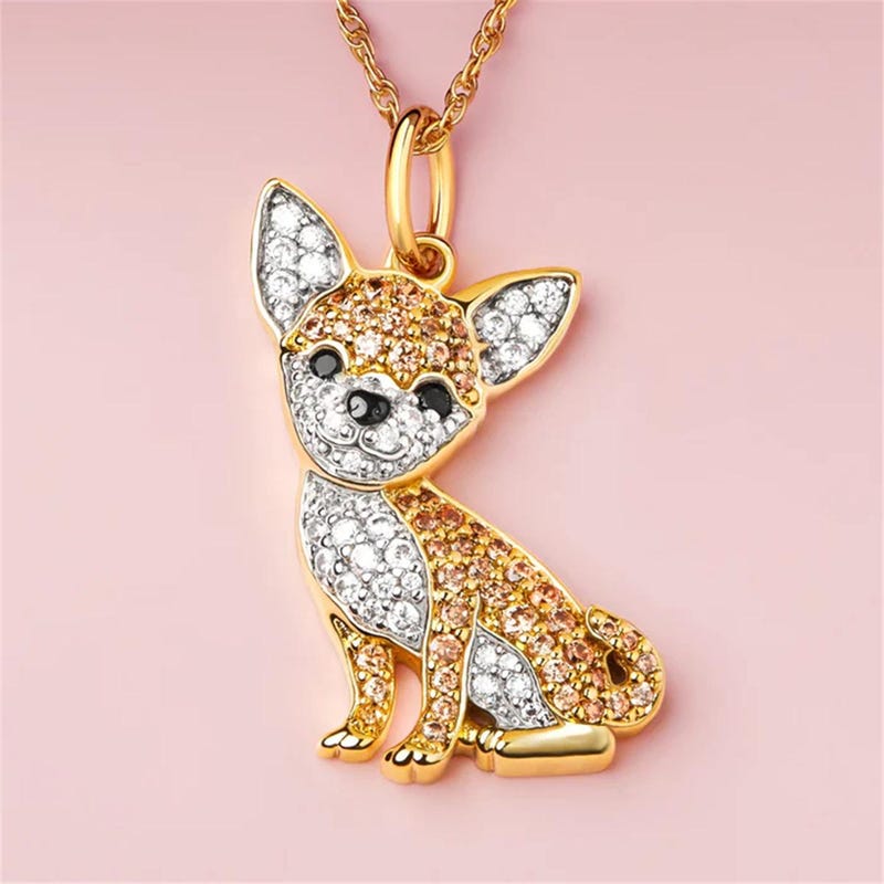 Chihuahua Dog Necklace - Etsy UK