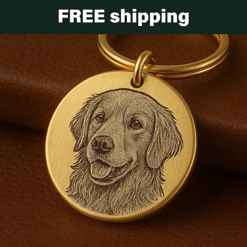 Pet Portrait Keychain Urn - Etsy