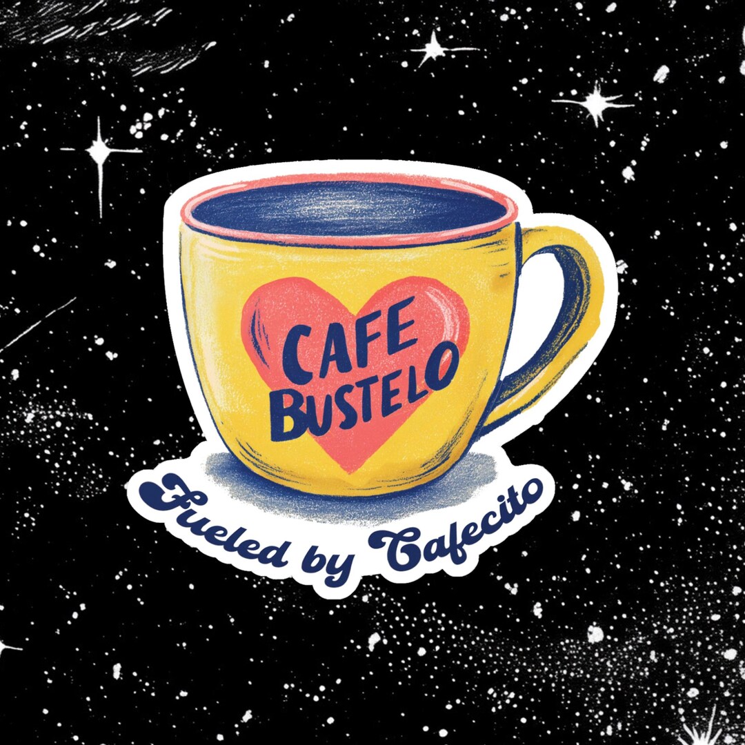 Café Bustelo Sticker: Retro Cuban Coffee Vinyl Decal - Etsy