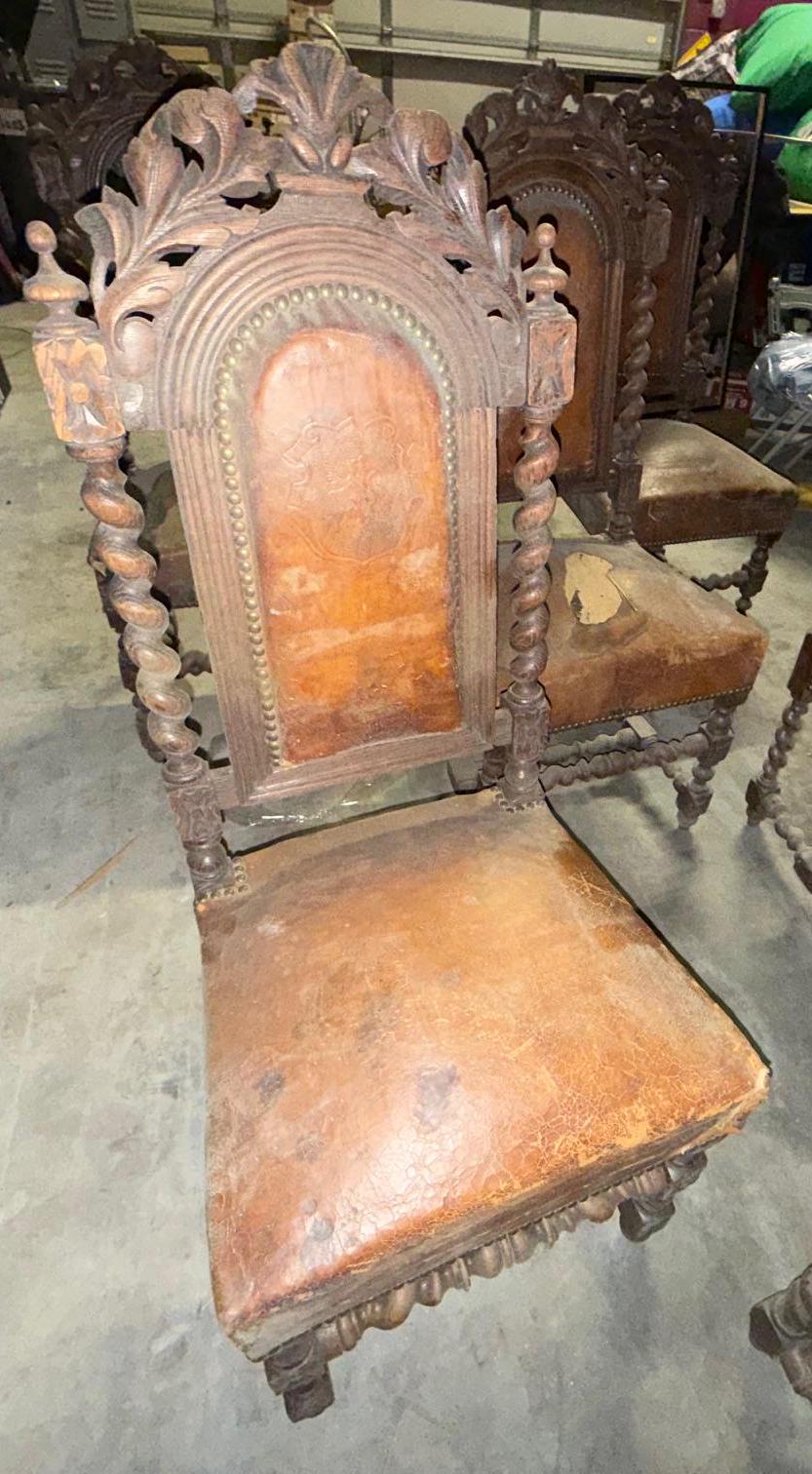 8 Antique Dining Chairs Circa 1830-1880 - Etsy
