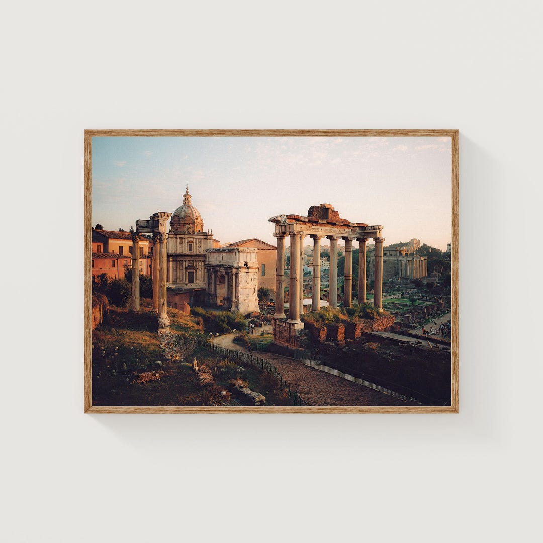 Roman Forum Sunset Print: Ancient Rome Fine Art Photography - Etsy