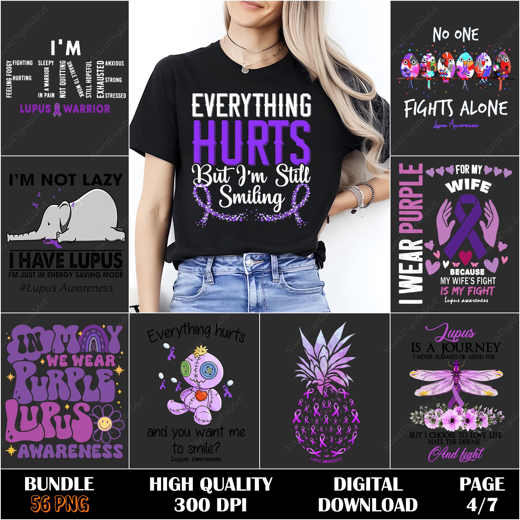 Lupus Awareness Bundle, Lupus PNG Collection, Purple Butterfly Designs ...