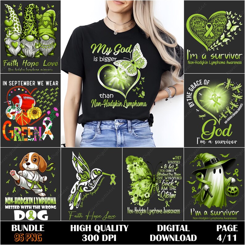 Non-hodgkin Lymphoma PNG, Lymphoma Awareness Sublimation, Cancer ...