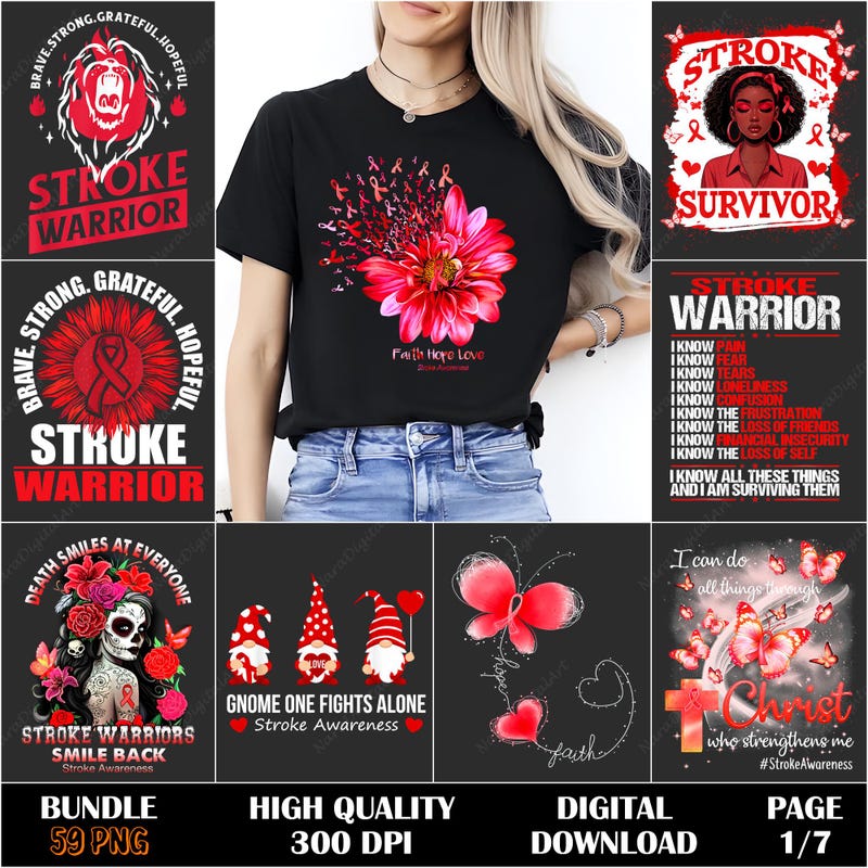 Stroke Awareness - Etsy