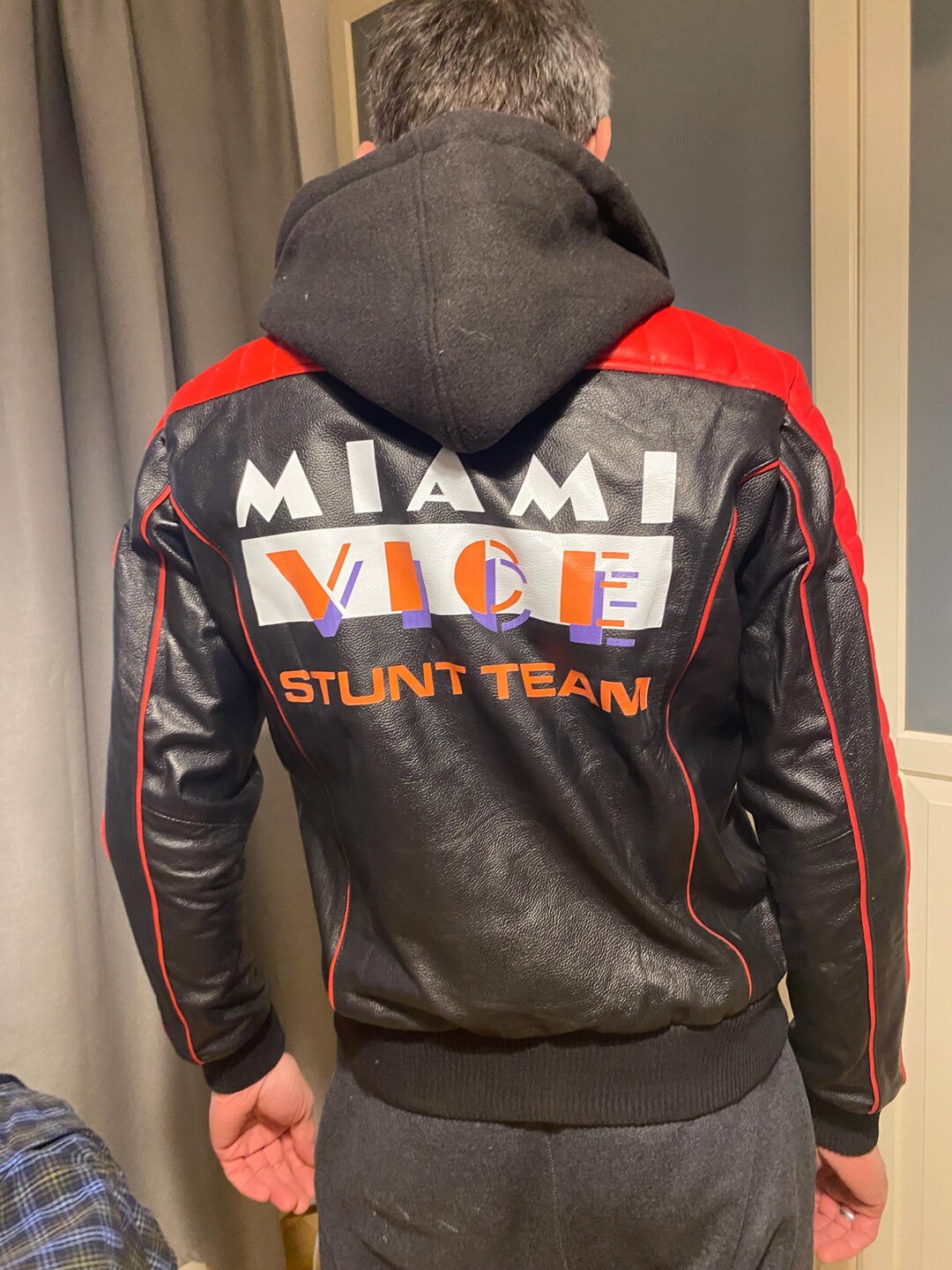 Handmade Ryan Gosling the Fall Guy Miami Vice Stunt Team Bomber Real ...