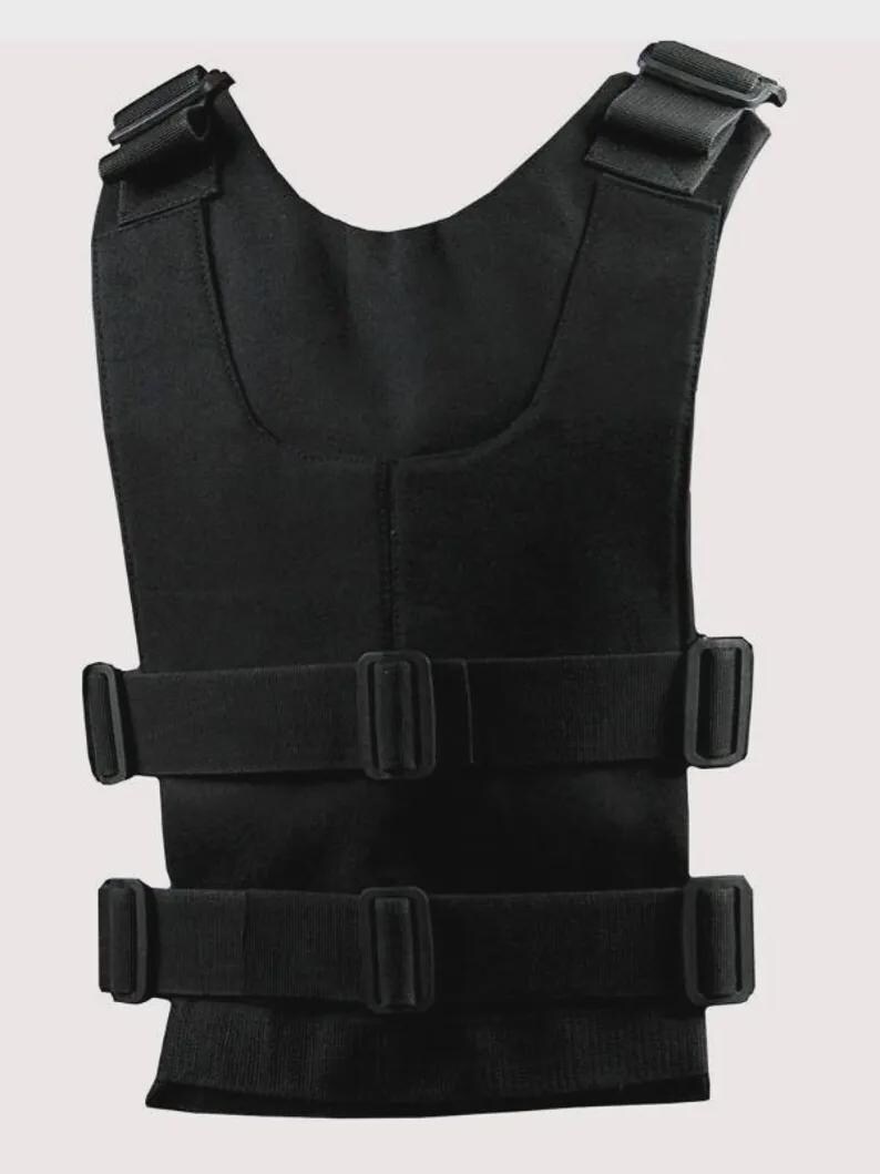 Punisher Style Leather Tactical Vest | Jon Bernthal Skull Design Combat ...