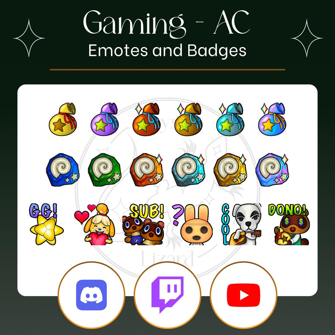 Cute Animal Twitch Emotes and Subscriber Badges | Cozy Gaming Vibes ...
