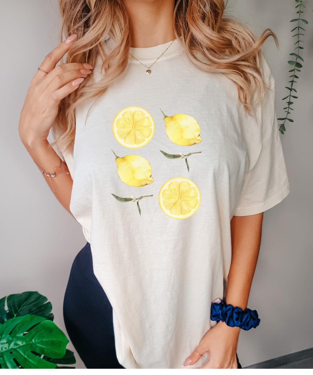 T Shirt Mit Zitronen