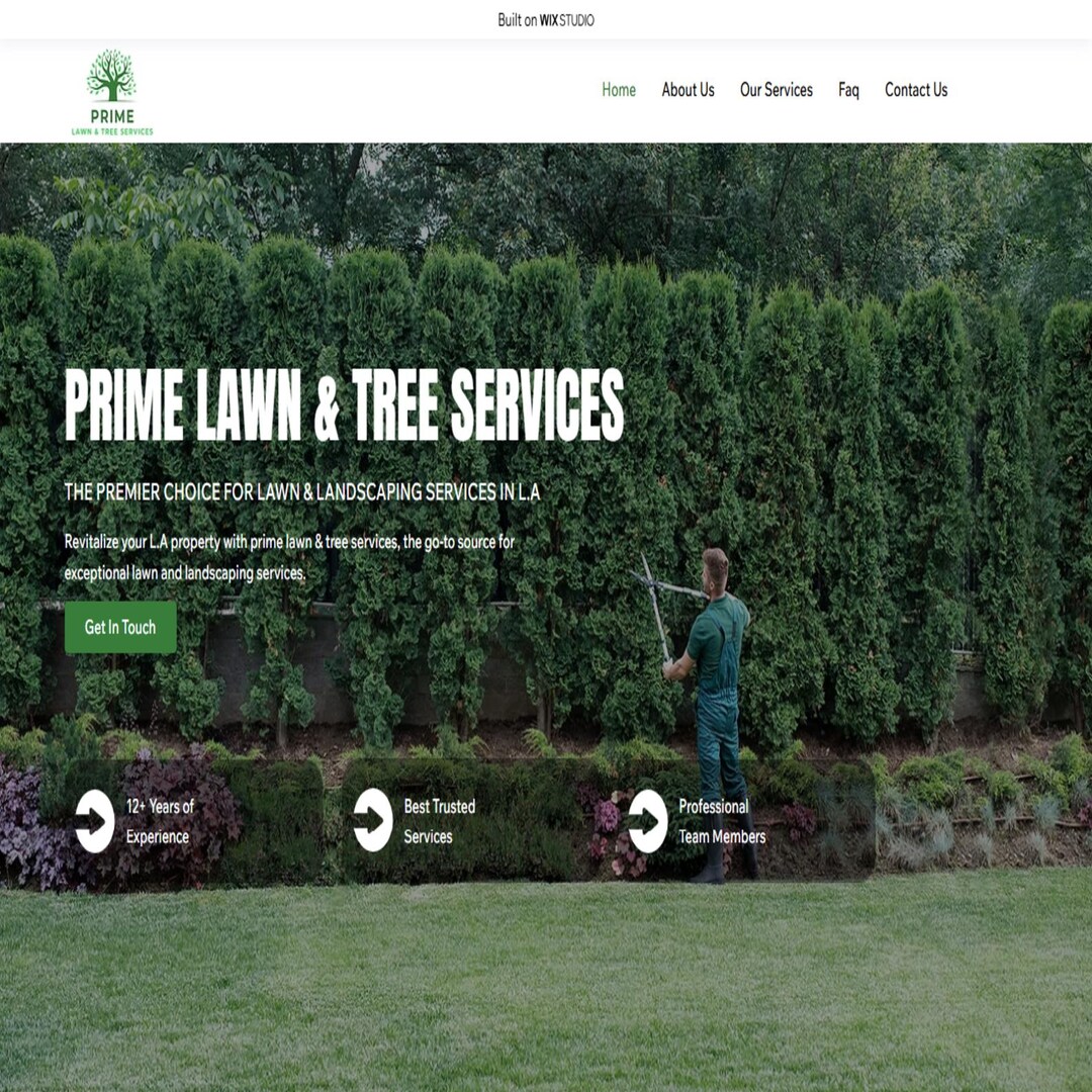 Lawn Mowing & Tree Services | Wix Website Theme | Wix Studio Template ...