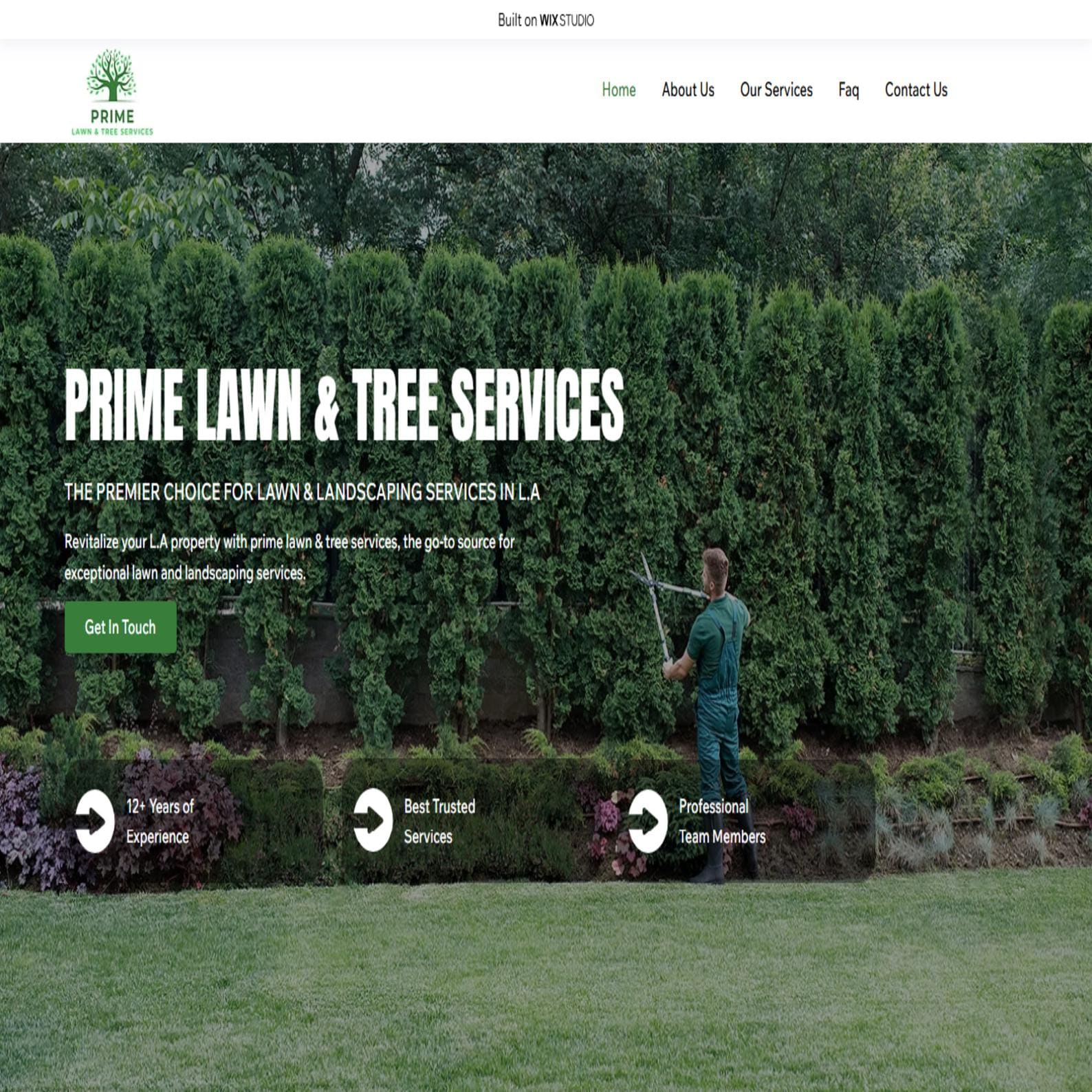 Lawn Mowing & Tree Services | Wix Website Theme | Wix Studio Template ...