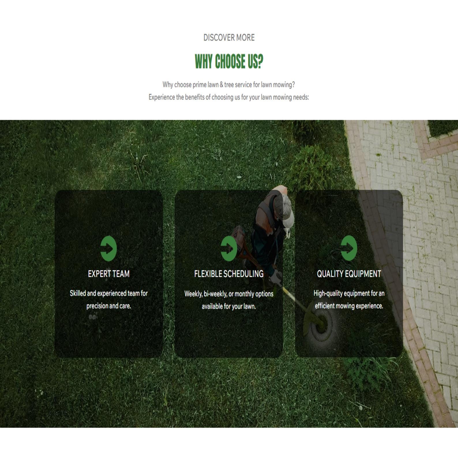 Lawn Mowing & Tree Services | Wix Website Theme | Wix Studio Template ...