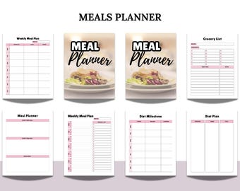 Weekly Meal Planner - Etsy