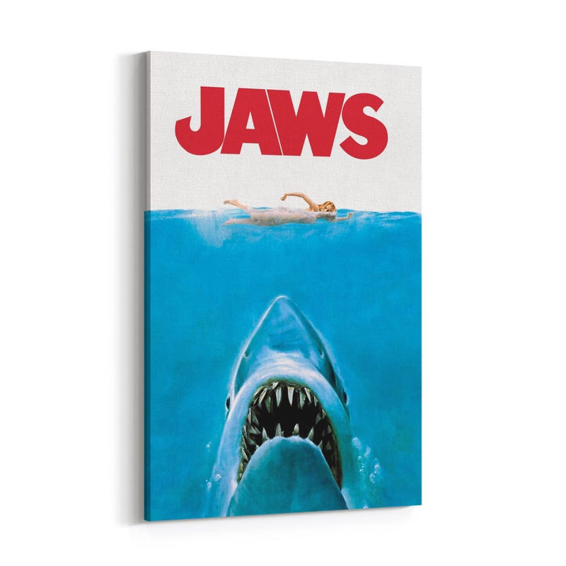 Jaws Canvas - Etsy