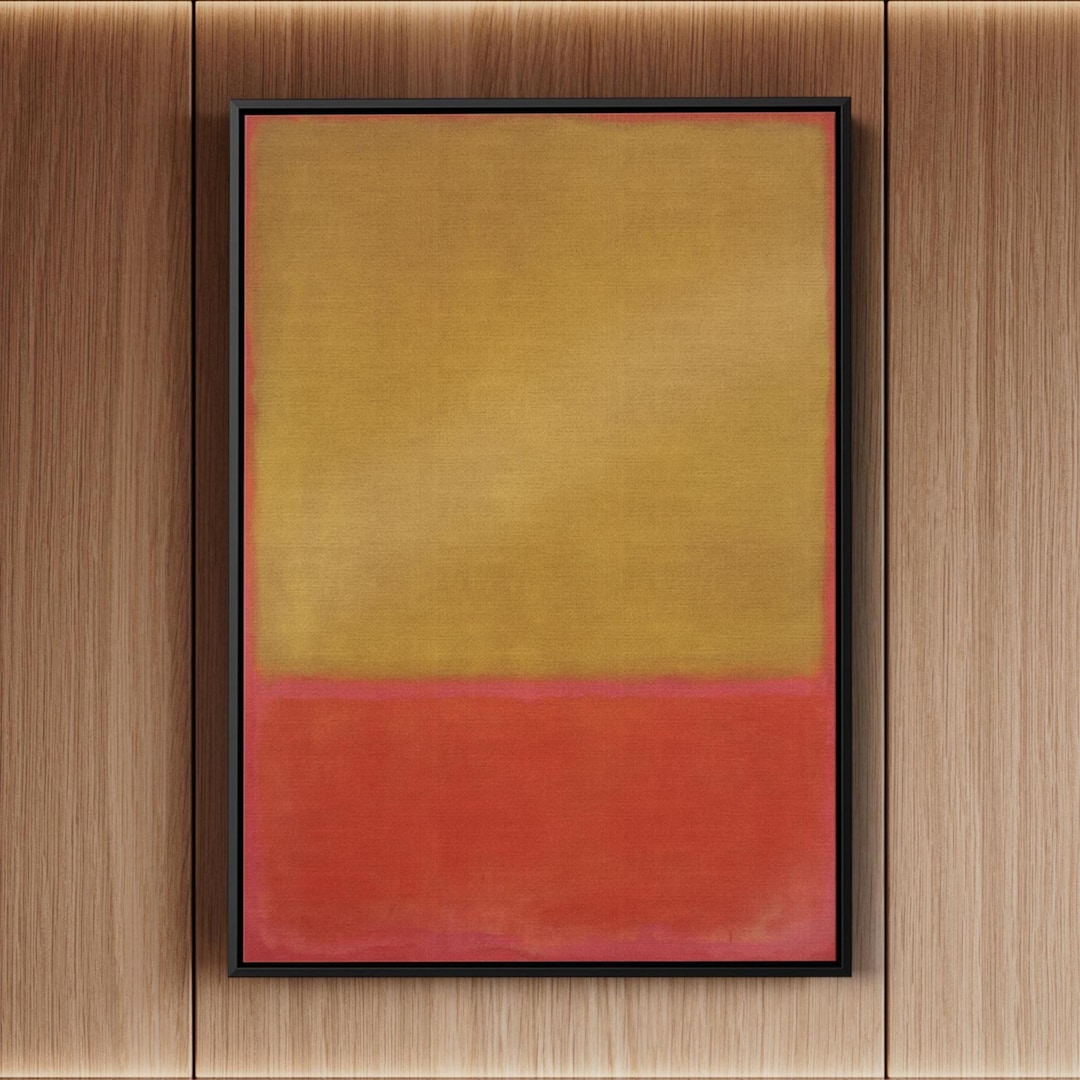 Mark Rothko Ochre and Red on Red 1954 Canvas Print - Abstract Modern ...