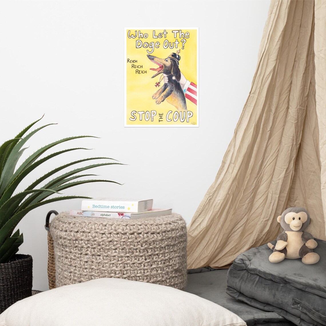 Who Let the Doge Out? Stop the Coup Protest Poster – Digital Download ...